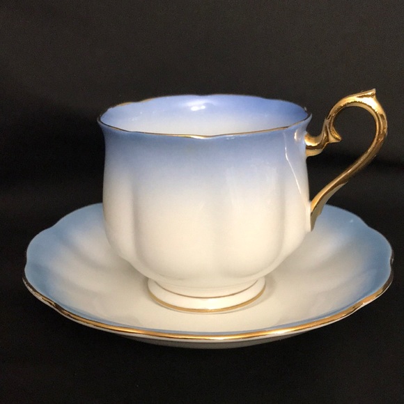Dining | Royal Albert Rainbow Blue Tea Cup And Saucer | Poshmark